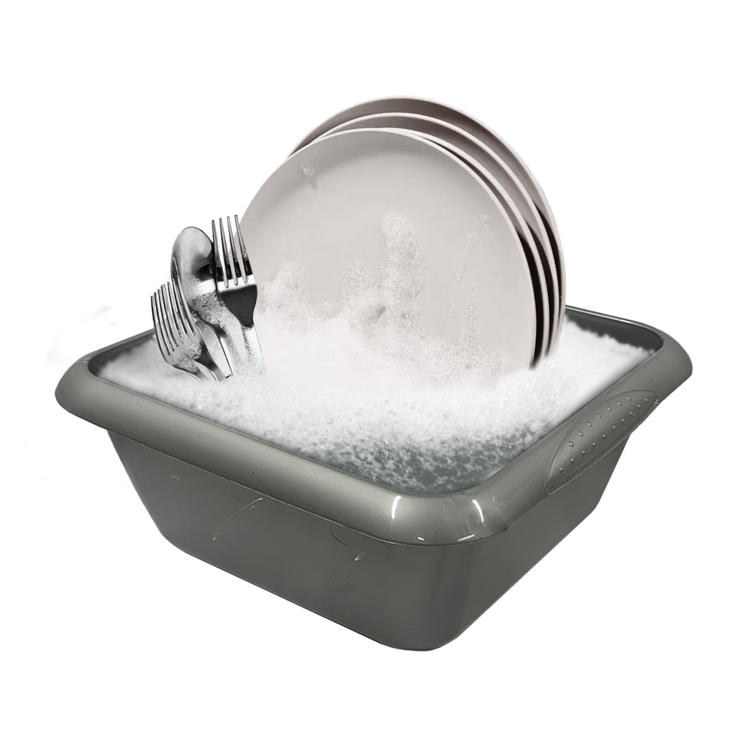 Plastic 7 Litre Square Bowl - Plastic Storage Box