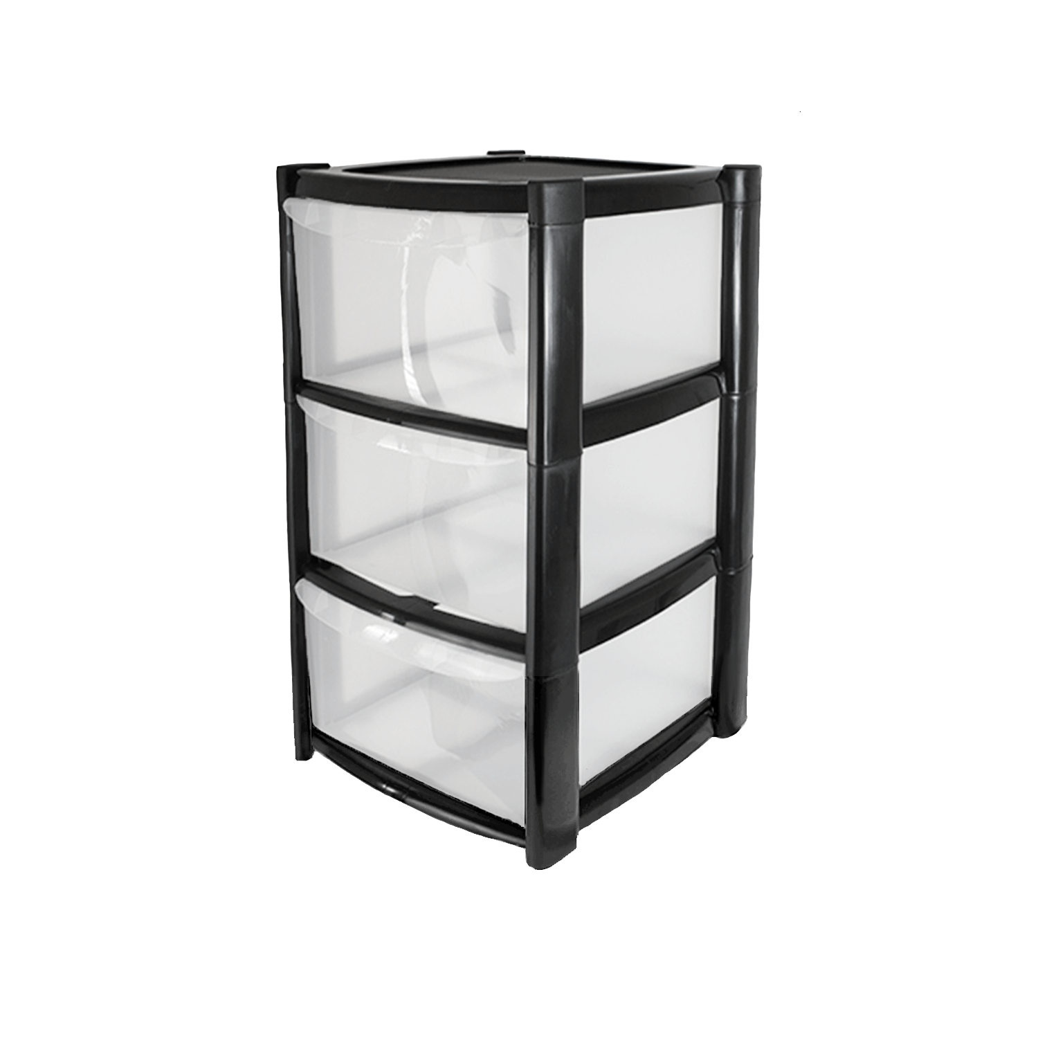 Large 3 Drawer Storage Tower - Plastic Storage Box