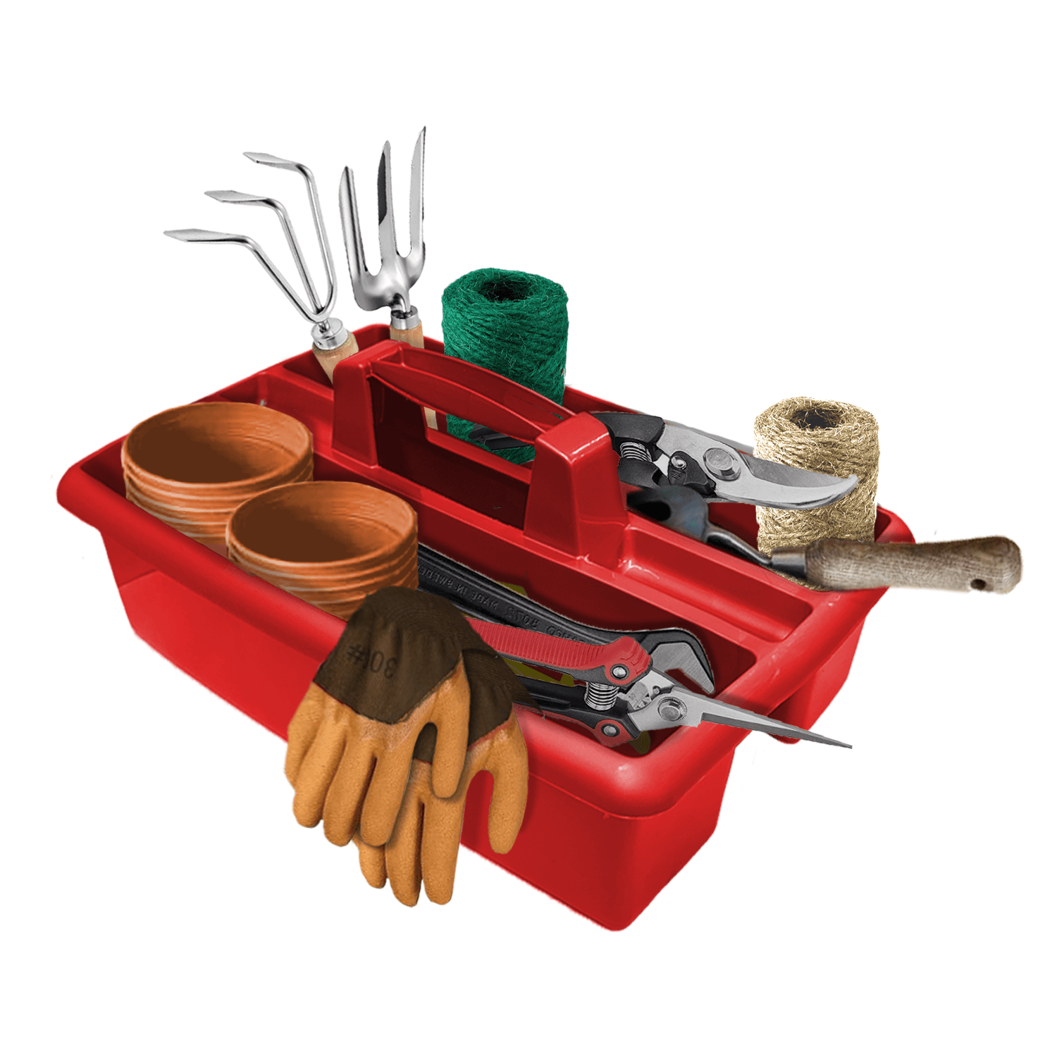 Large Carry All Caddy With Handle - Plastic Storage Box